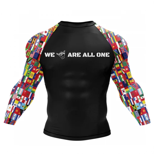 Classic Romantic XMARTIAL We Are All One Rash Guard Rash Guards at ...